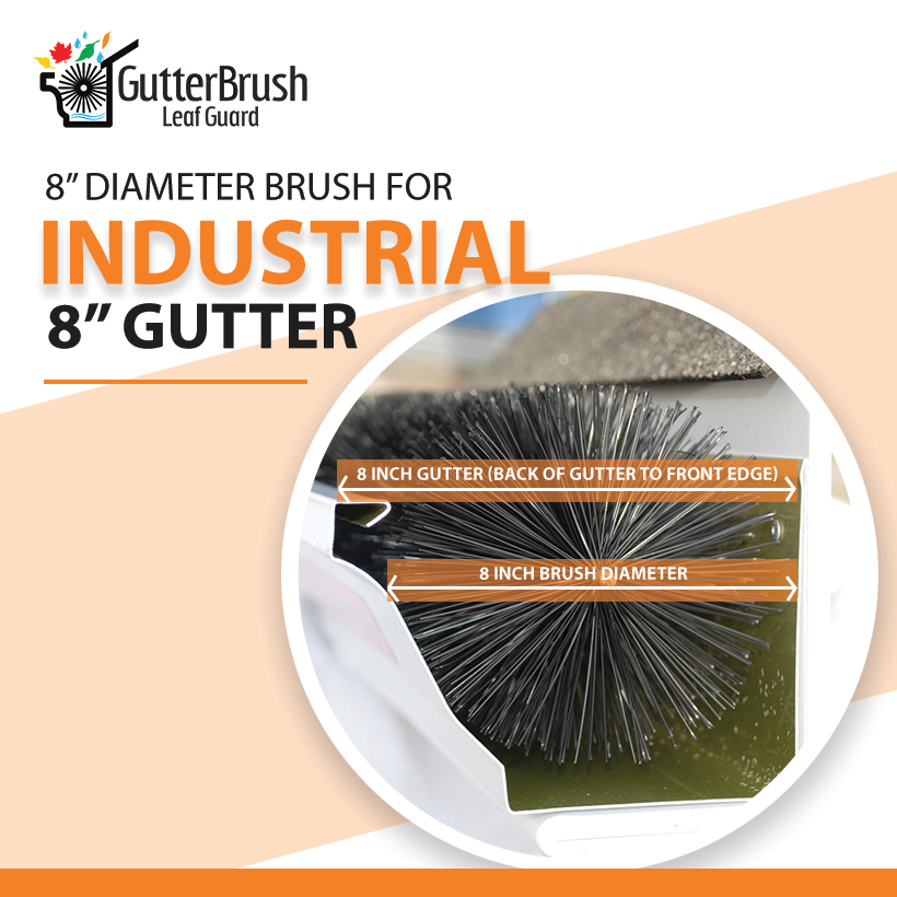 8 Inch Gutter Guards – GutterBrush Gutter Guards