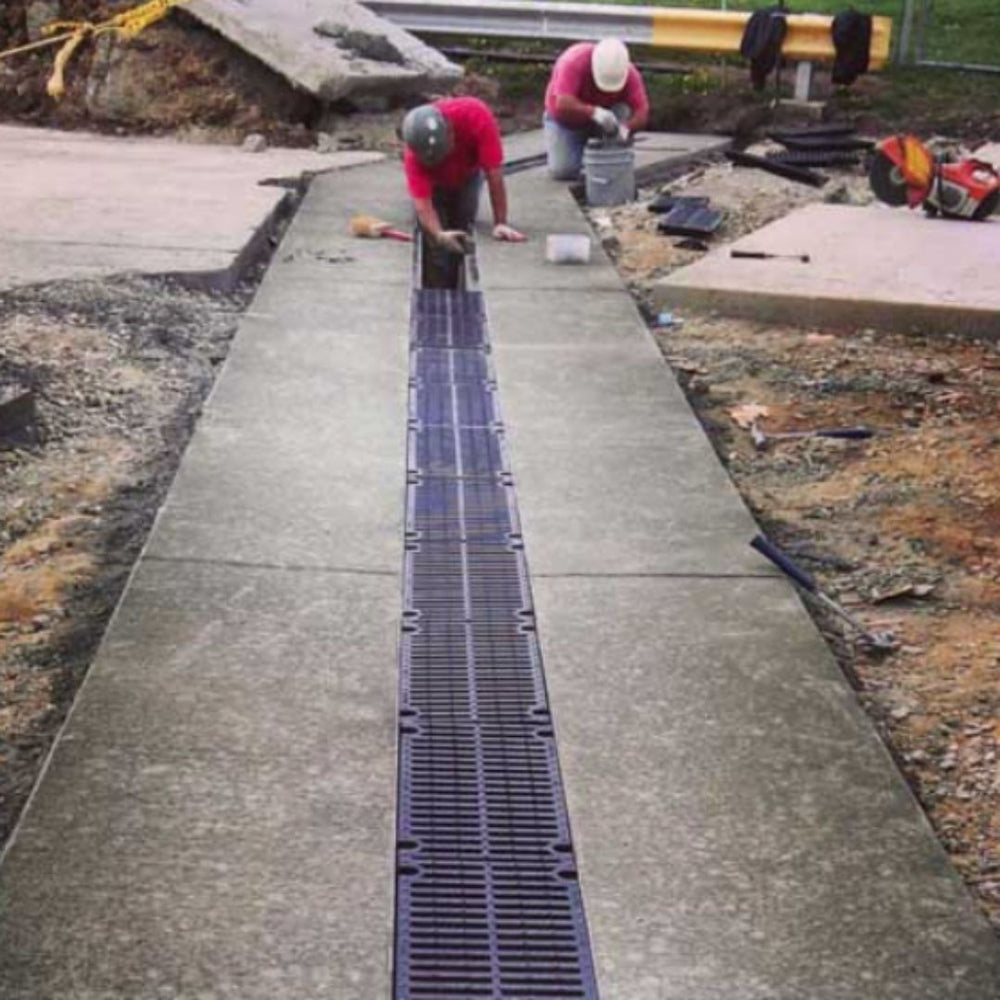Trench Drain Filter Easily Solves Driveway Clogging – GutterBrush ...