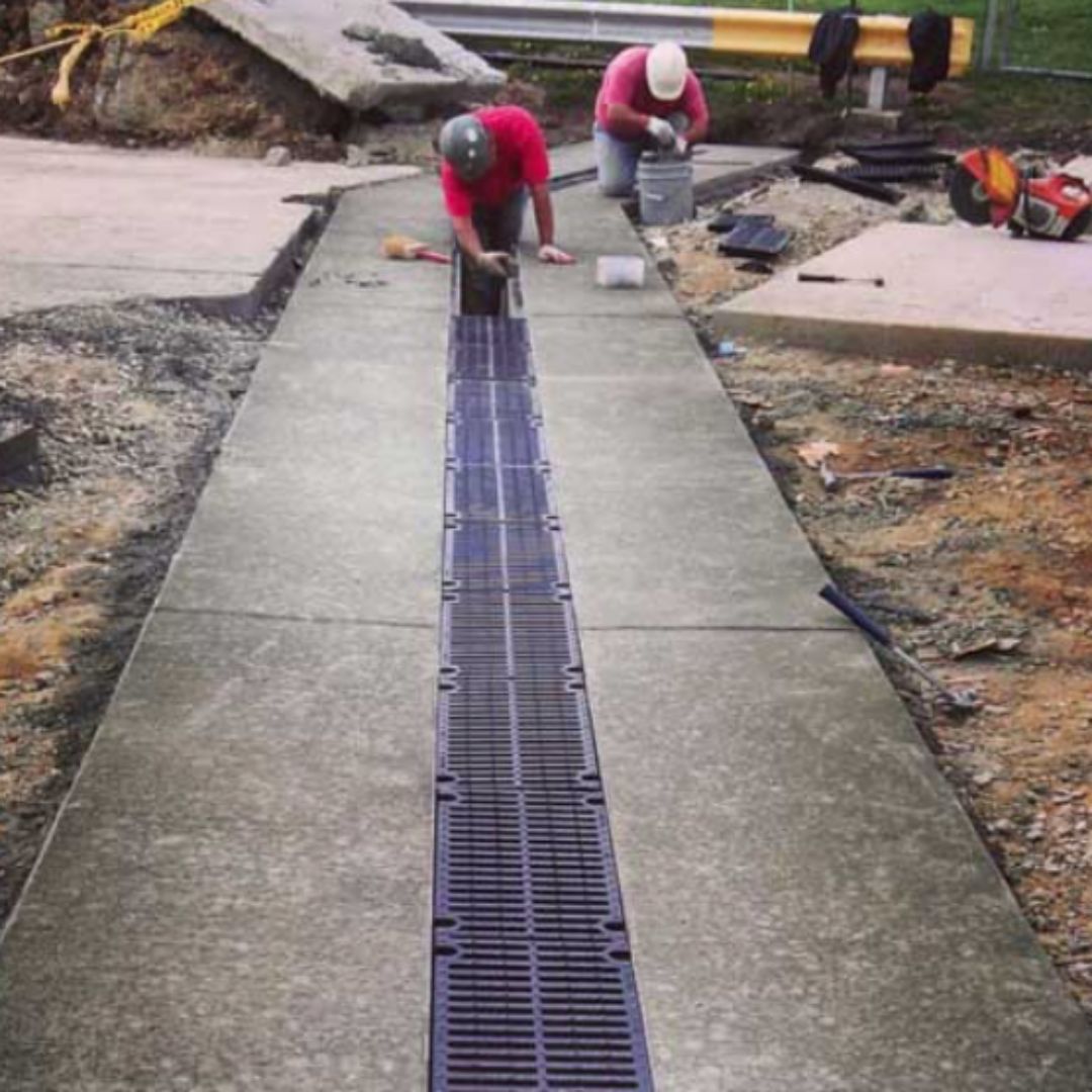 Trench Drain Filter Easily Solves Driveway Clogging – GutterBrush ...