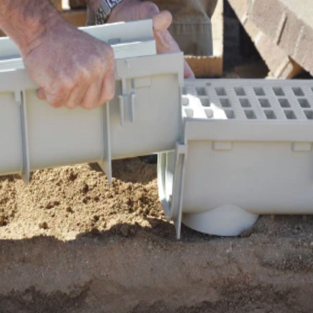 Trench Drain Filter Easily Solves Driveway Clogging – GutterBrush ...